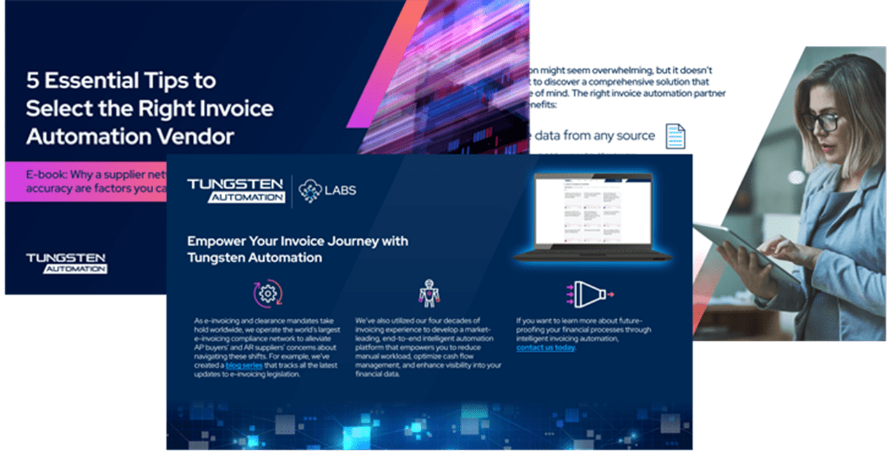 5 Essential Tips to Select the Right Invoice Automation Vendor | eBook