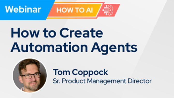 How To Create Automation Agents Webinar | Tungsten Automation