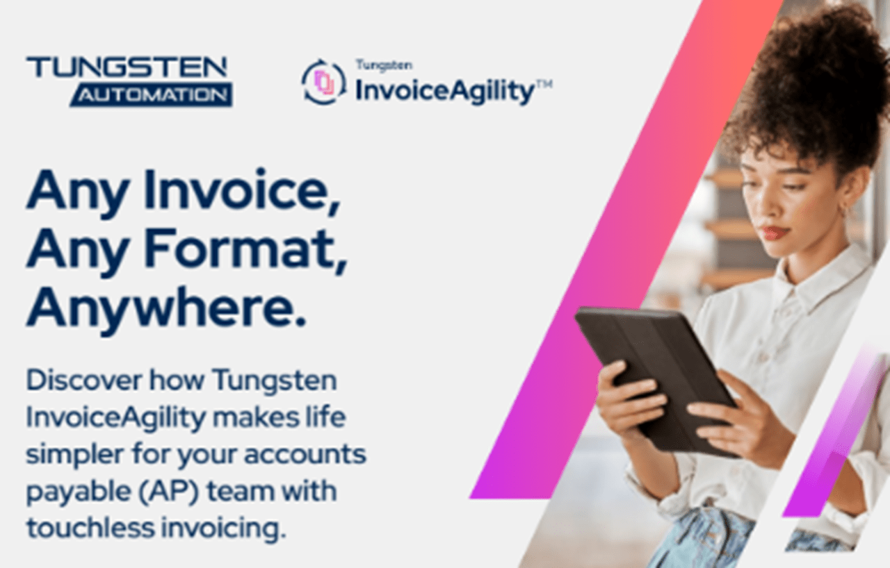 InvoiceAgility Infographic Touchless Invoice Processing | Tungsten Automation