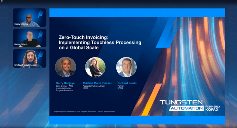 Implementing Touchless Invoice Processing Webinar | Tungsten Automation