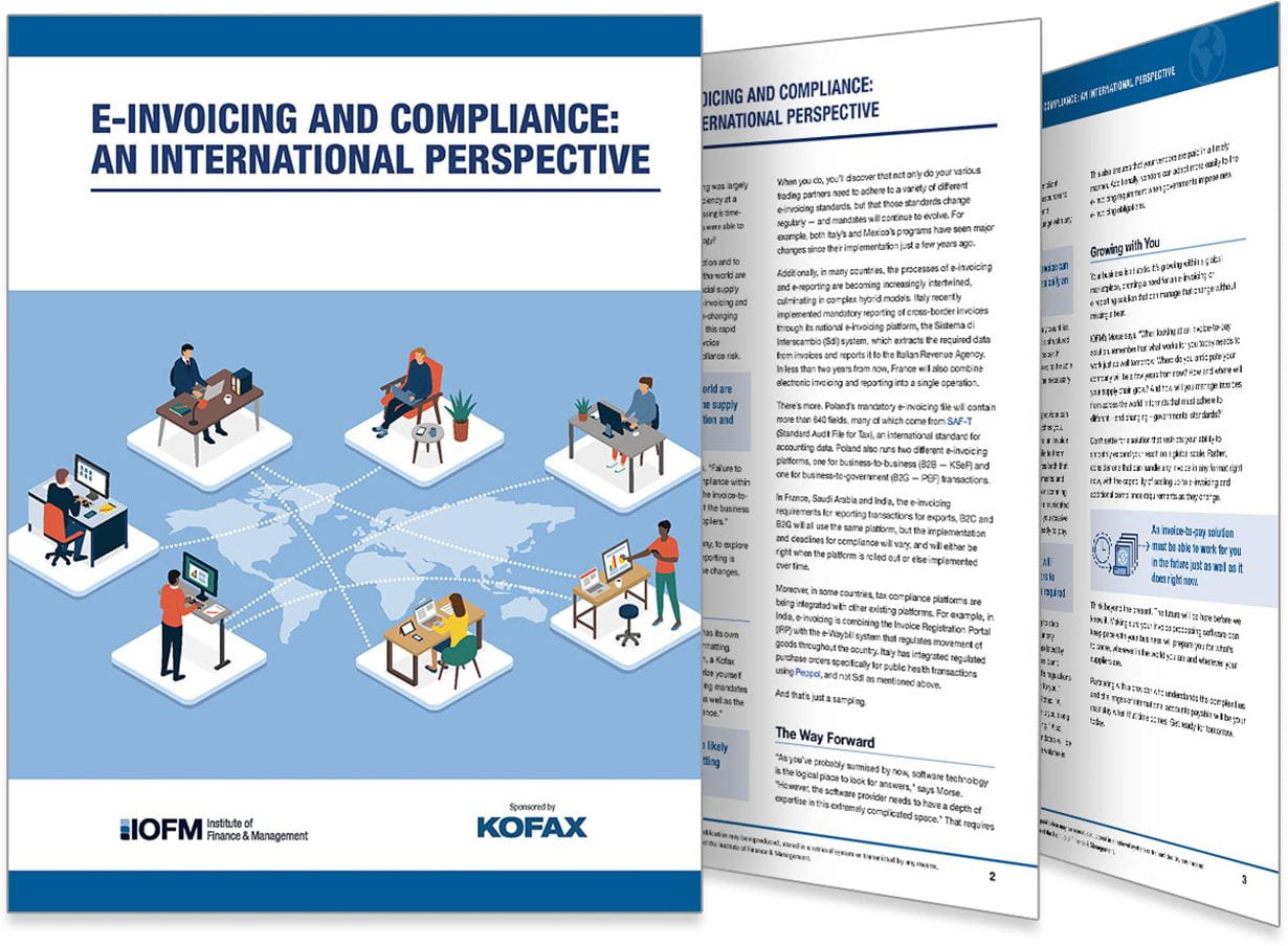 E-invoicing and Compliance: An International Perspective | Kofax