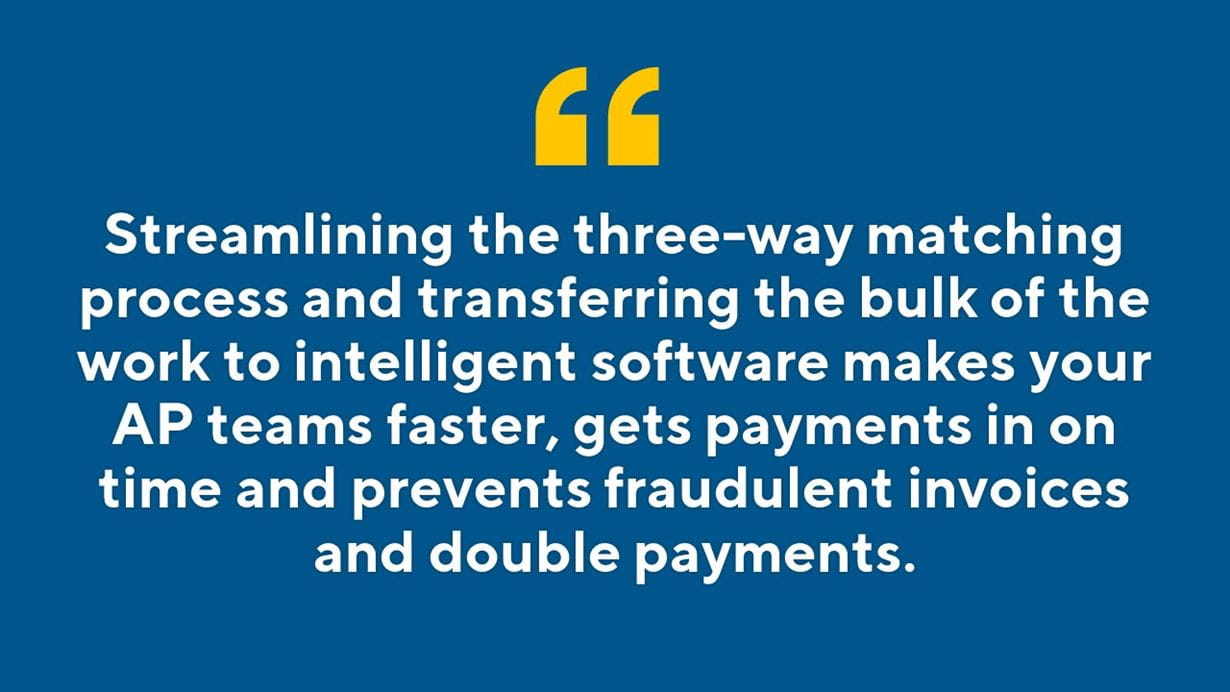 3 Way Match: Automate AP Matching Process